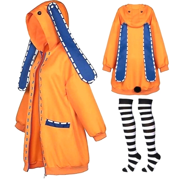 No Brand | Jackets & Coats | Anime Kakegurui Runa Yomozuki Loli Uniform ...
